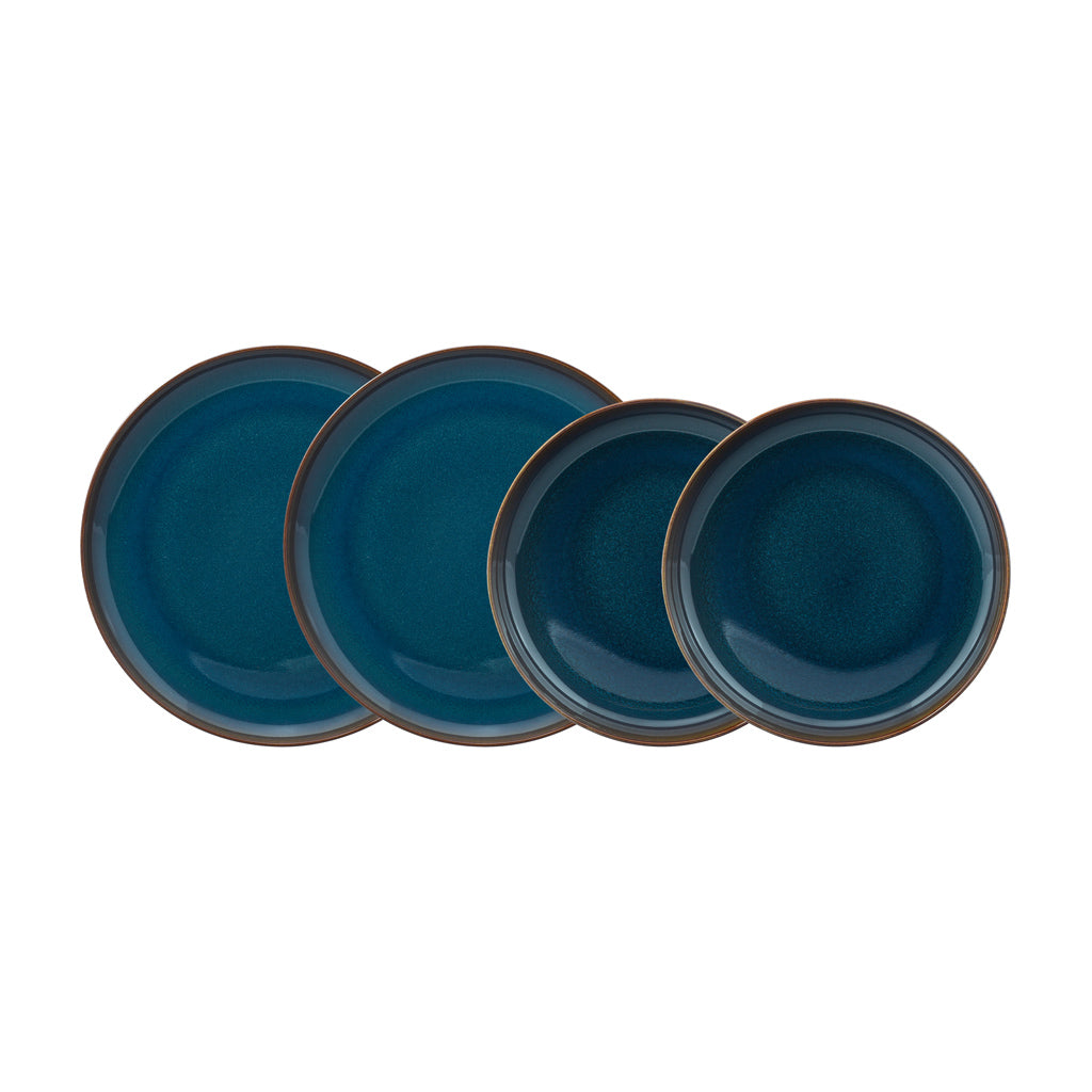 like. by Villeroy & Boch Tafelset Crafted Denim braun – Terra Home